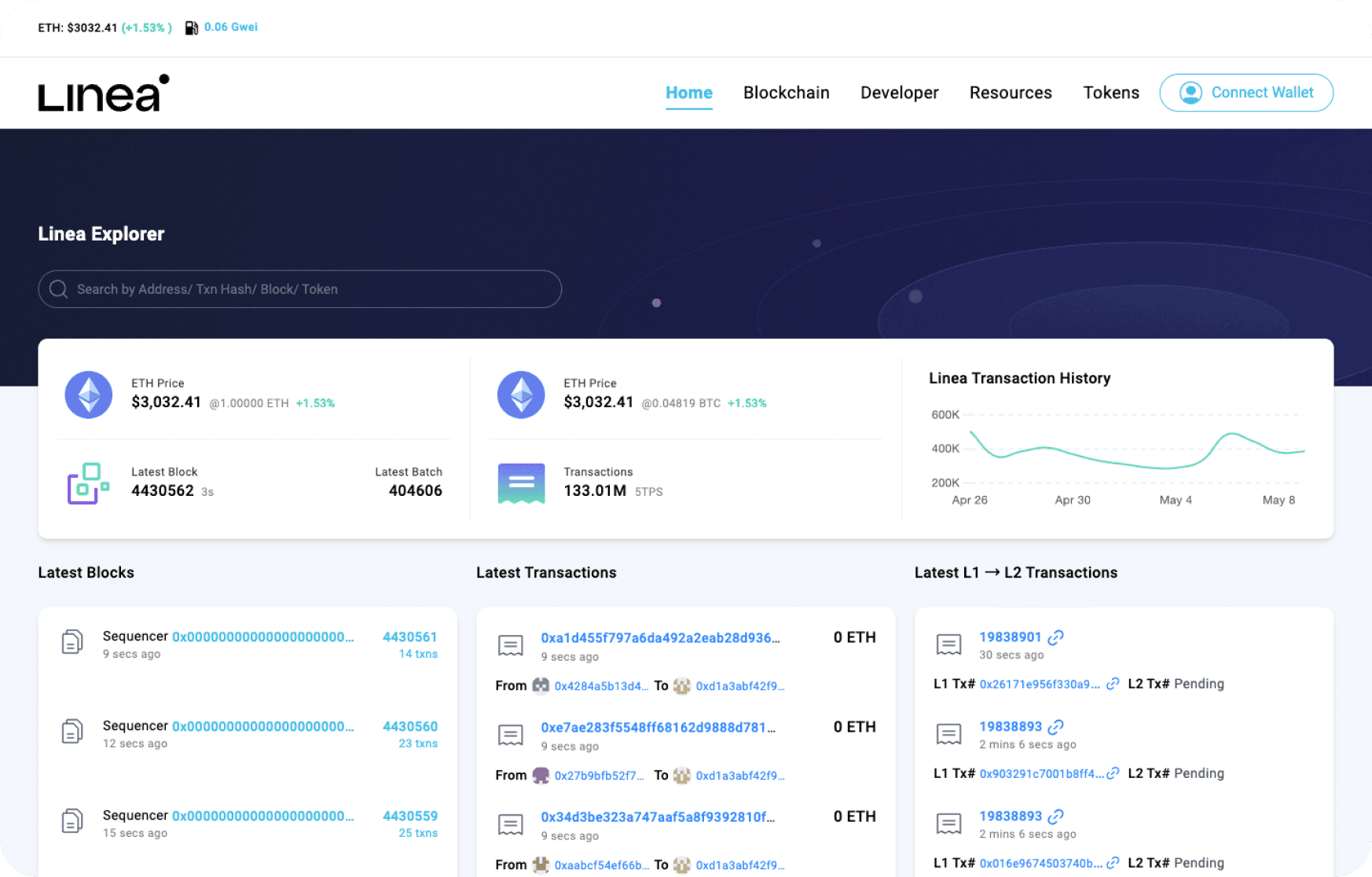 Blockchain Explorer | Product | Hemera